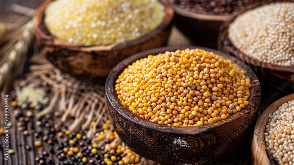 Discover various types of grains, including millet, a nutritious and ...