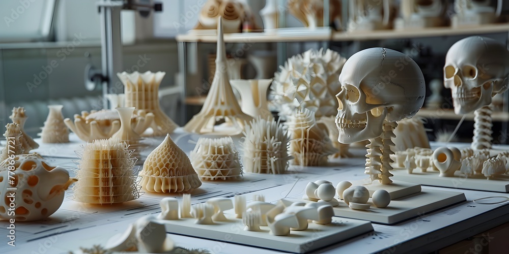 3D Printed Medical Anatomical Models on Display Showcasing ...