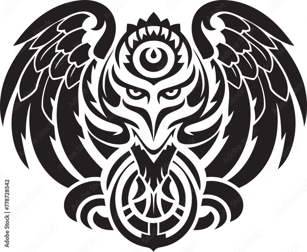 Aztec Civilization Emblem Quetzalcoatl Logo Design Icon Mayan Divinity ...