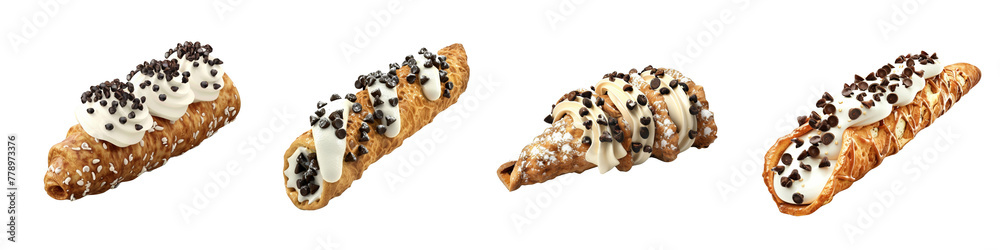 Cannoli clipart collection, symbol, logos, icons isolated on ...