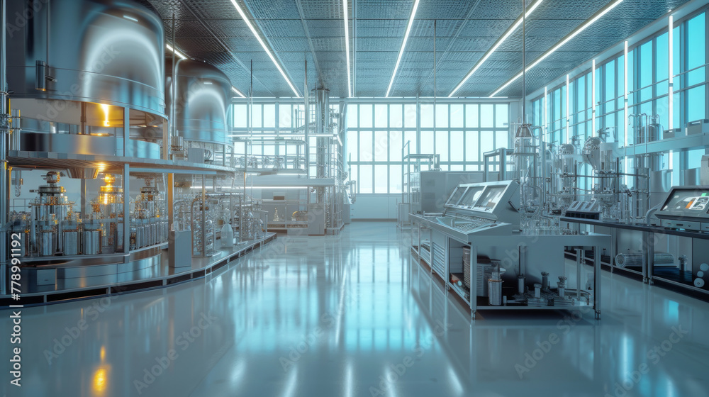 A pharmaceutical formulation scale-up laboratory with pilot-scale ...