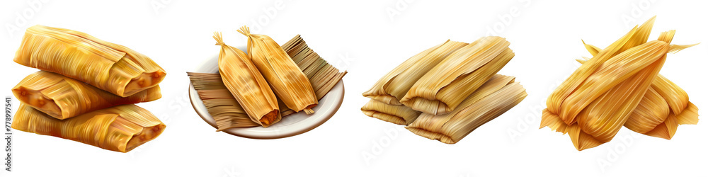 Tamales clipart collection, symbol, logos, icons isolated on ...