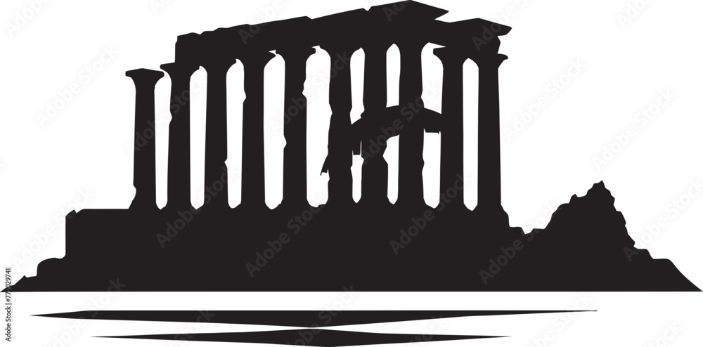 Vector Icons Embodying the Spirit and Elegance of Ancient Greek ...