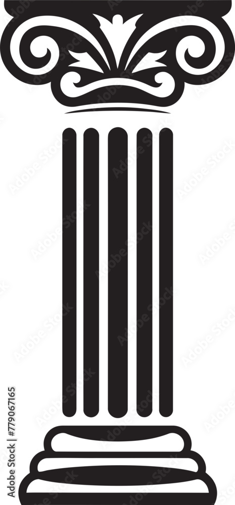 Coastal Ascent Stair Symbol on Rocky Outcrop Logo Seaside Steps Rocky ...