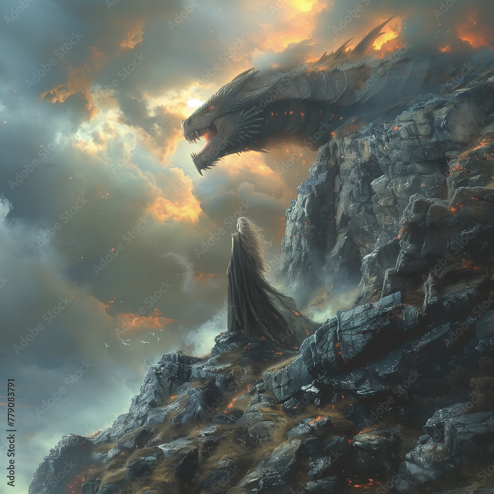 Abstract baby dragons from cartoons. Doodle vector illustration. Kids ...