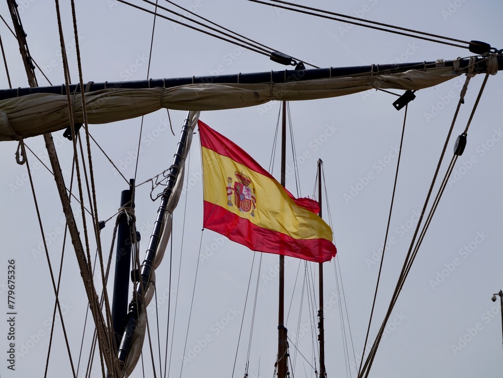 Replica of the Victoria or Nao Victoria ("Victory"). The carrack ...