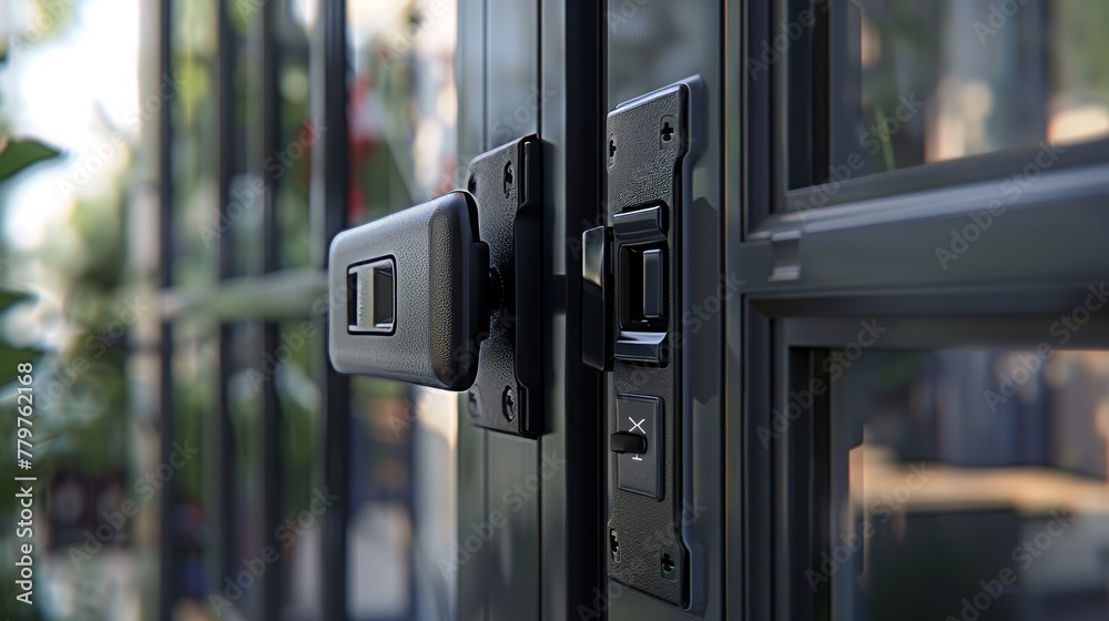 Innovative heavy-duty draw latch in action, a close-up highlighting ...