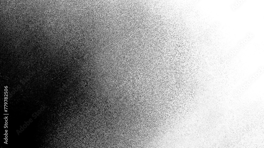 Black noise grain transparent gradient background. Dust effect with ...