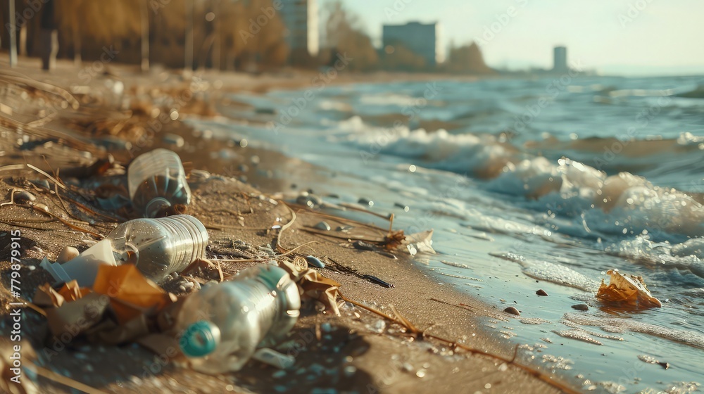 Illustrate the detrimental effects of pollution on river ecosystems ...