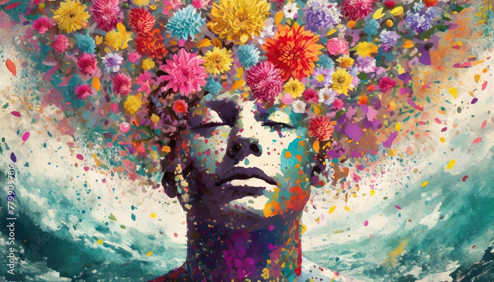 annual collective mind concept art, exploding mind, inner world, dreams ...