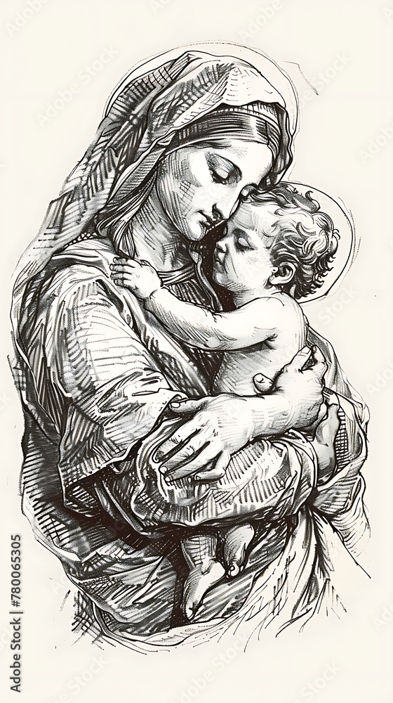 Madonna And Child Our Lady Virgin Mary Mother Of Jesus Madonna Hand
