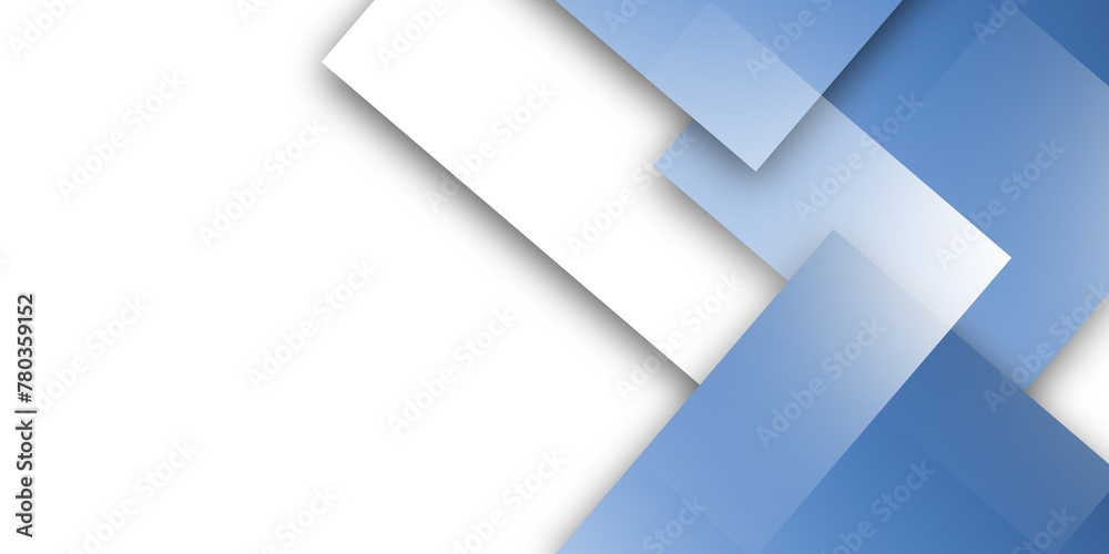 Abstract technology modern blue square geometric pattern background ...