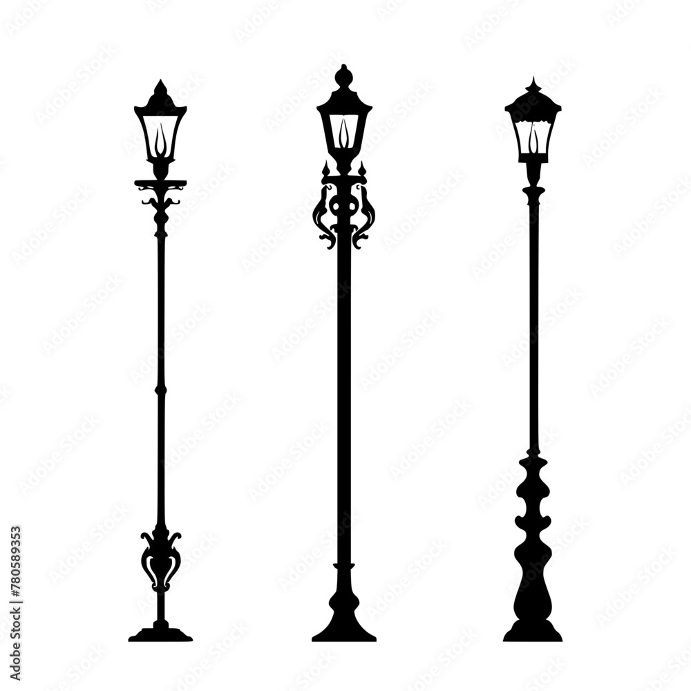table lamp svg, table lamp silhouette, line art svg, Lamp Post svg ...