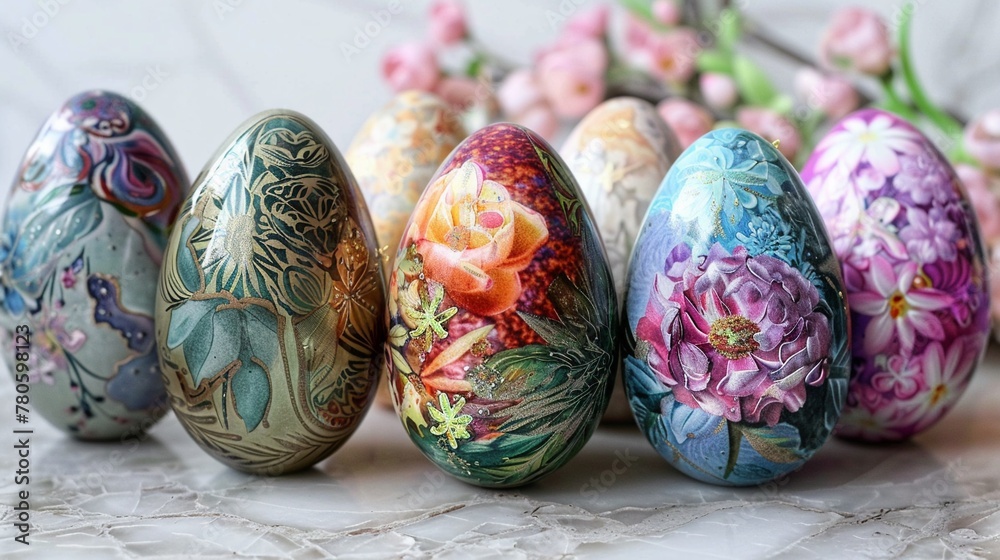 Write a tutorial on how to decorate Easter eggs using various ...