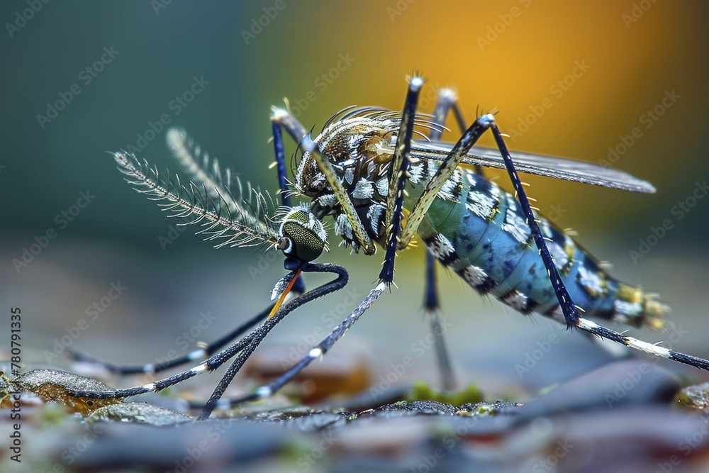 Illustration Stock Exploring the intricate proboscis of a mosquito ...