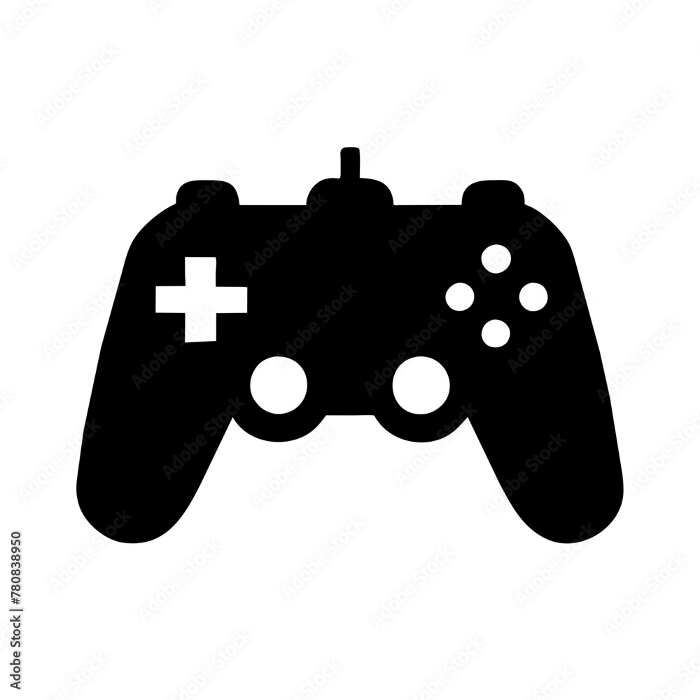 Game controller icon home technology vector graphic element joystick ...