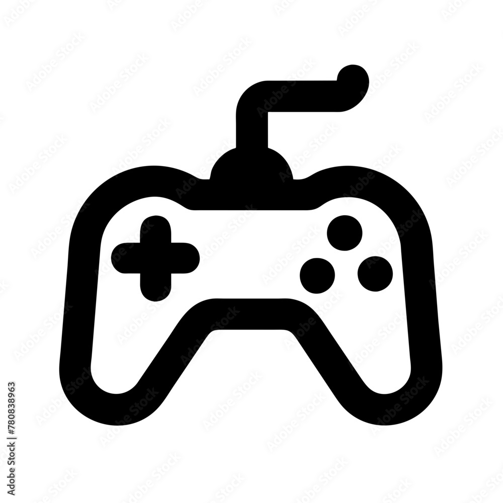 Game controller icon home technology vector graphic element joystick ...