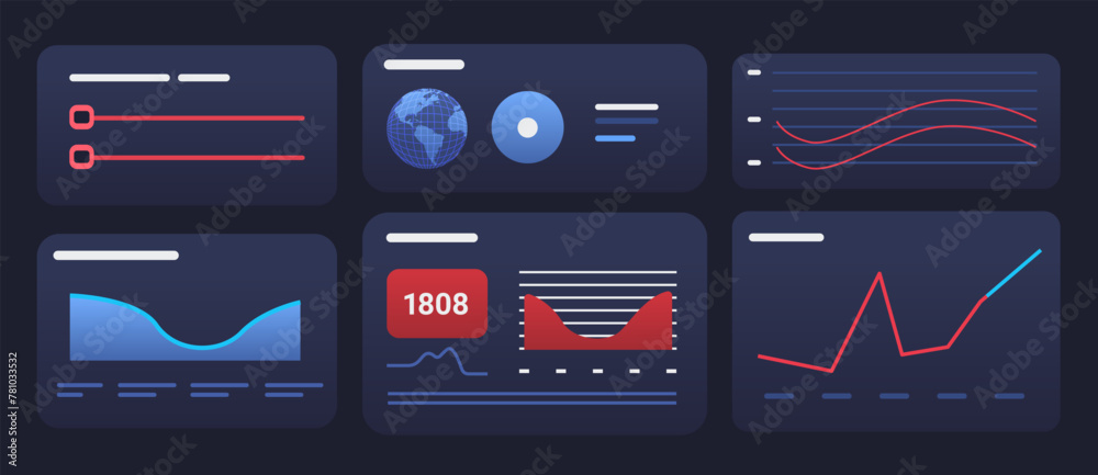 USA presidential election statistic banner with infographics American ...