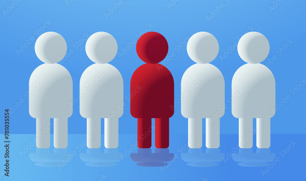 people icons group person symbols for infographic human figures set ...