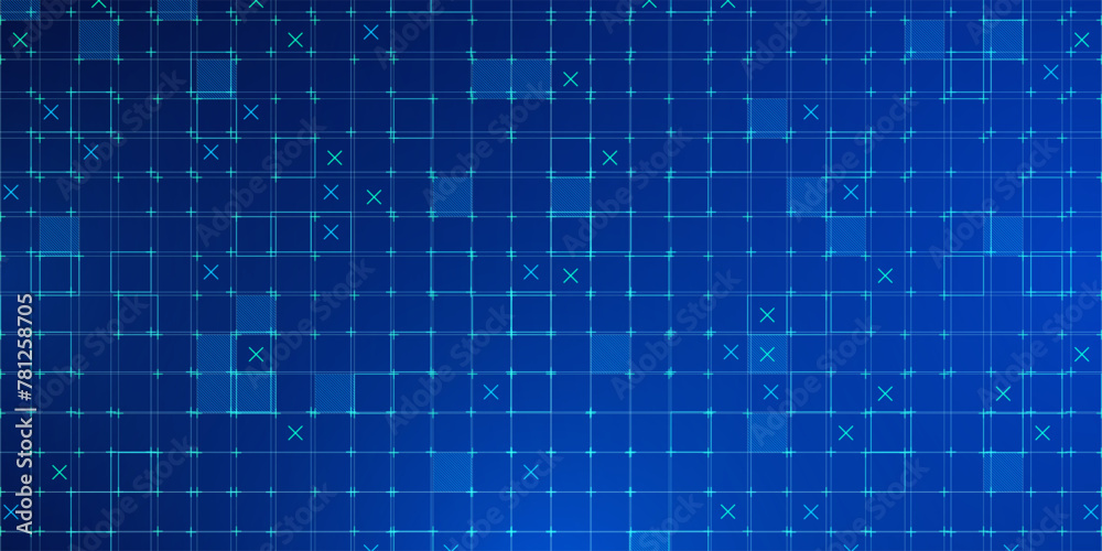 Grid for Virtual Technology Futuristic User Interface HUD. Spaceship ...