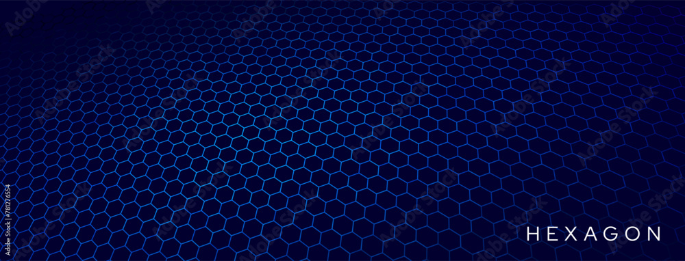 Hexagonal Abstract Technology Background. Hexagons Pattern for Hi-Tech ...