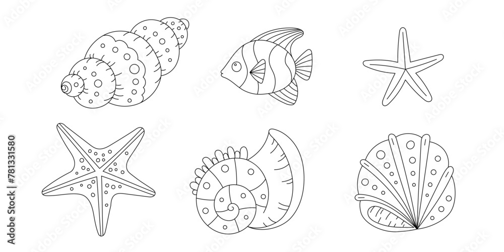 Line art coloring page. Coloring activity for children and adults. Cute ...