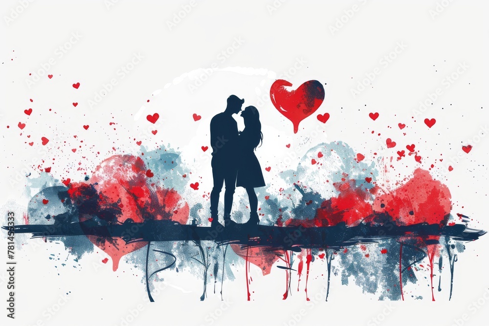 Artistic and Romantic Designs in Modern Art: Celebrating Love and ...