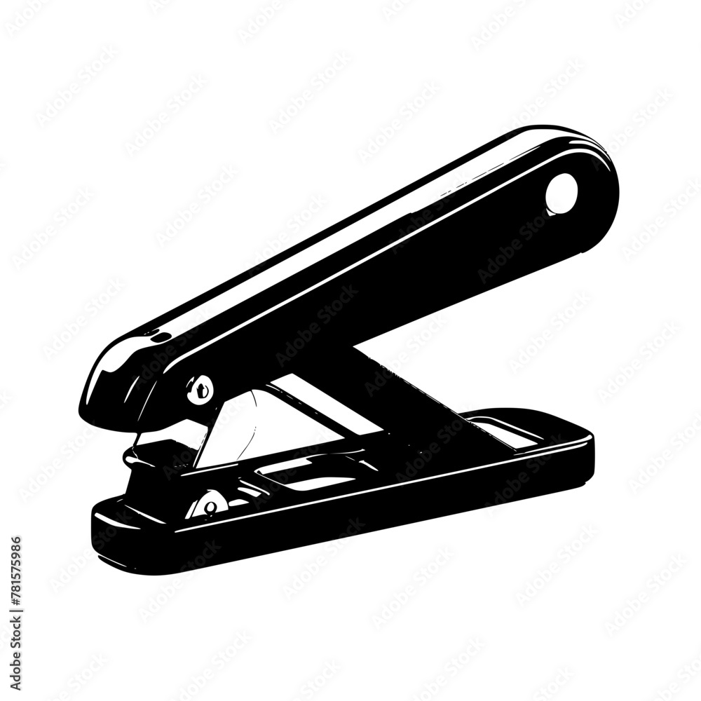 Vector de Stock Stapler Outline SVG, School Supplies Svg, Office Svg ...