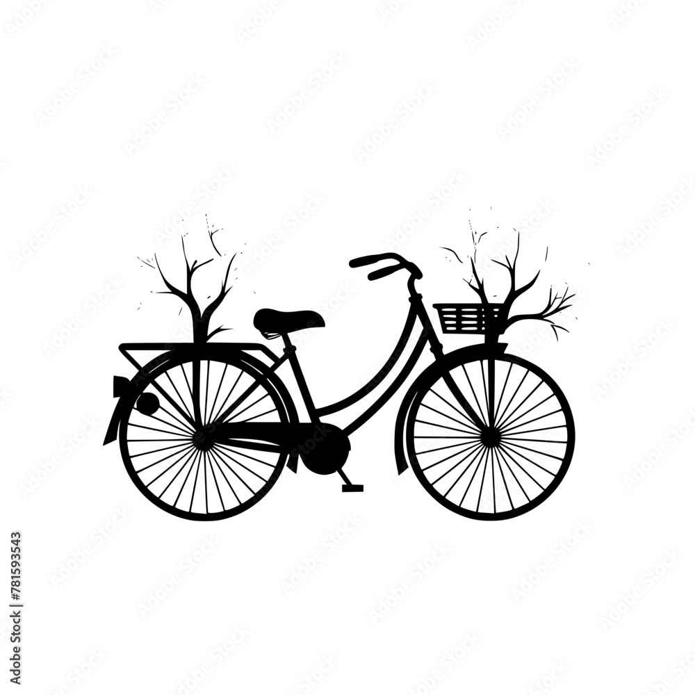 Stock-Vektorgrafik „Bicycle SVG, Bike SVG, Bicycle Cut File, Bike Cut ...