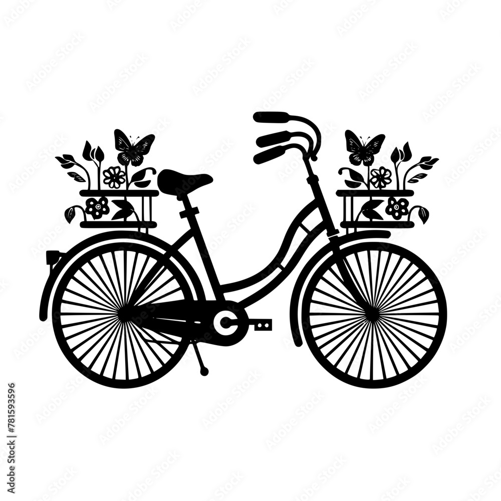 Bicycle SVG, Bike SVG, Bicycle Cut File, Bike Cut File, Bicycle Vector ...
