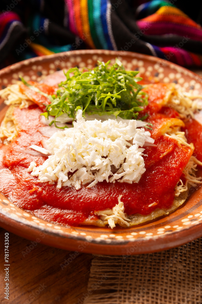 Entomatadas. Also known as Enjitomatadas, a typical dish of Mexican ...