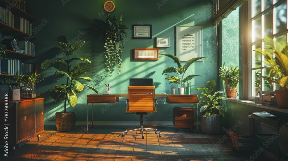 Lo Fi Backgrounds for Virtual Meetings, Retro Active Office Vibes Stock ...