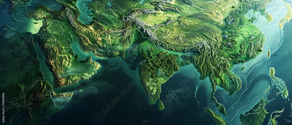 Interactive digital map for Asia's green initiatives, tracking ...