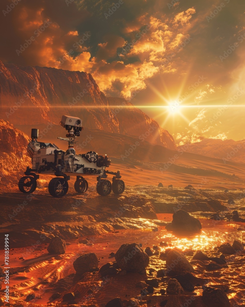 Rover, Red Planet Soil, Martian Landscape, A groundbreaking Mars rover ...