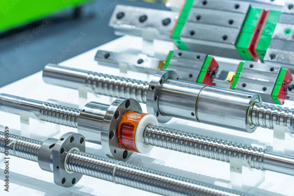 lead screw parts of the CNC machine. The hi-precision part of CNC ...