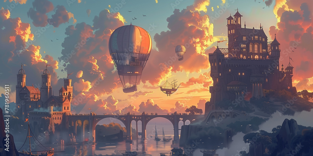 fortress, castle, old town, construction, vintage background, products ...