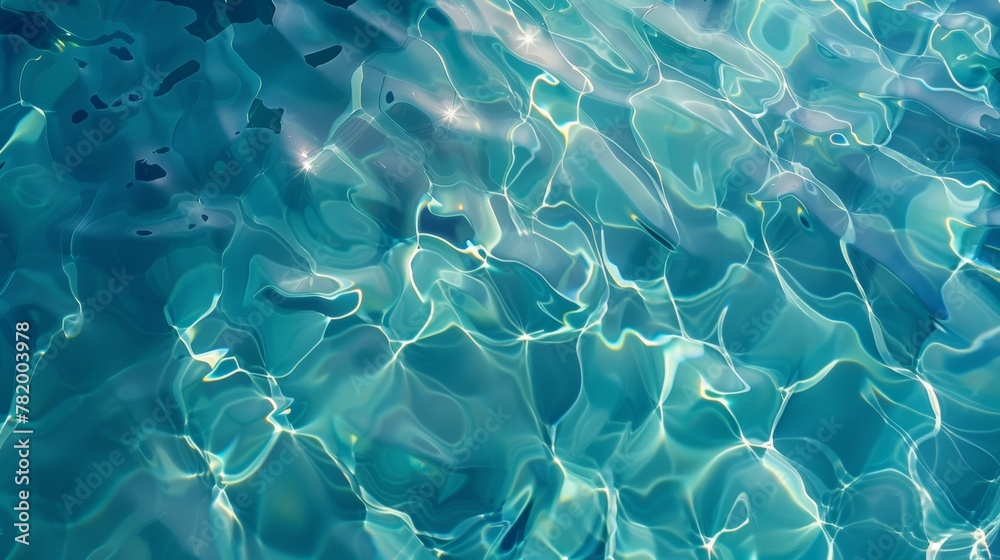 Ripples on a water surface at top, abstract background with overlay ...