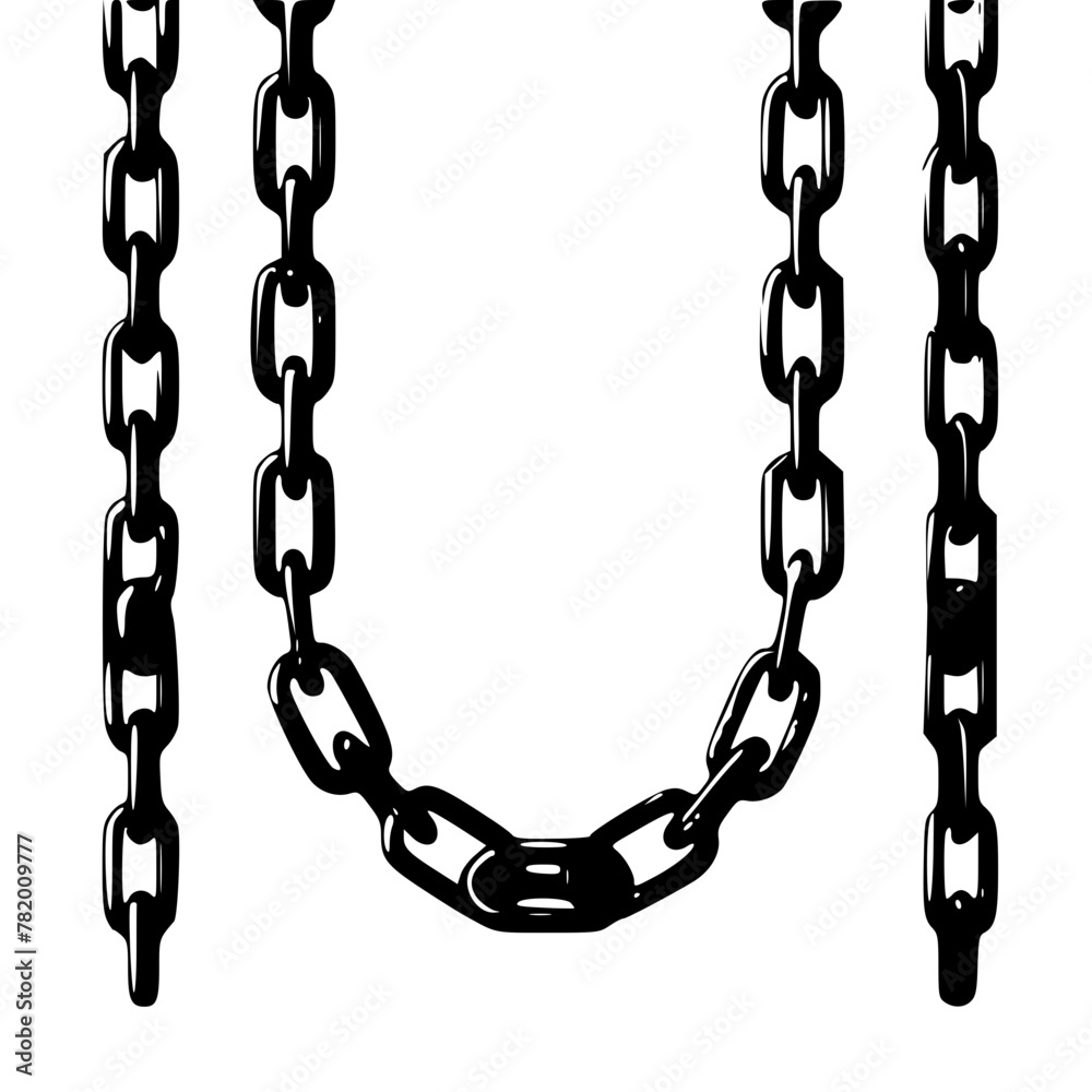 Vector de Stock Chain SVG Bundle, Chain dxf, Chain png, Chain eps ...
