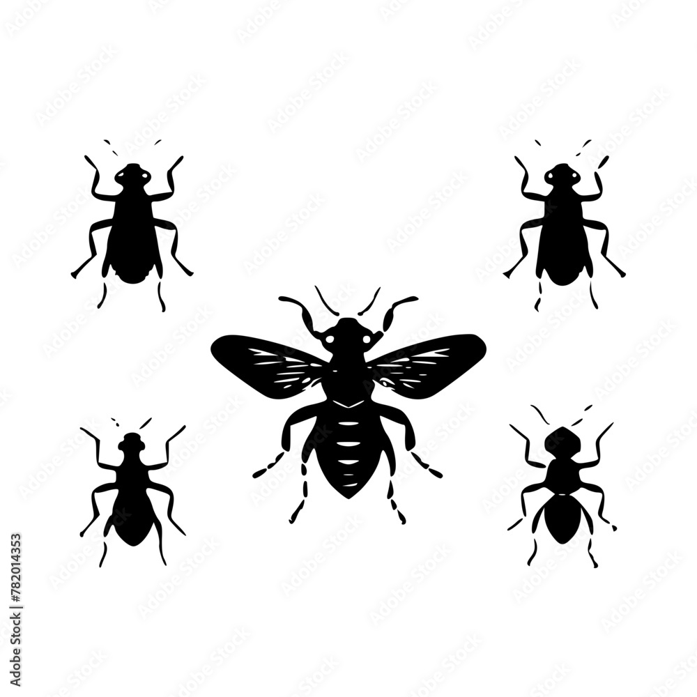 Стоковое векторное изображение «bug svg, beetle svg, svg bundle ...