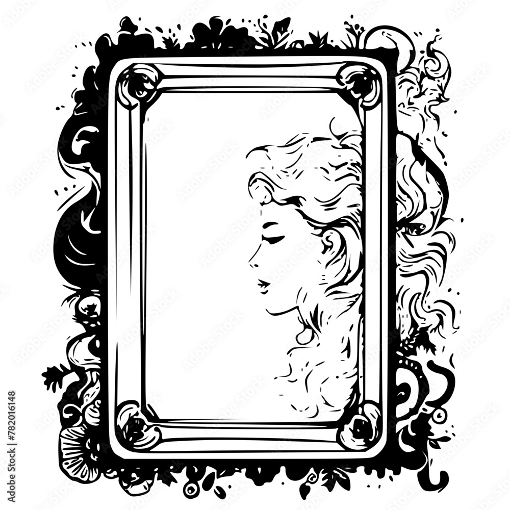 Double Frame SVG, Square Frame Bundle, Double Border, Rectangle, Circle ...