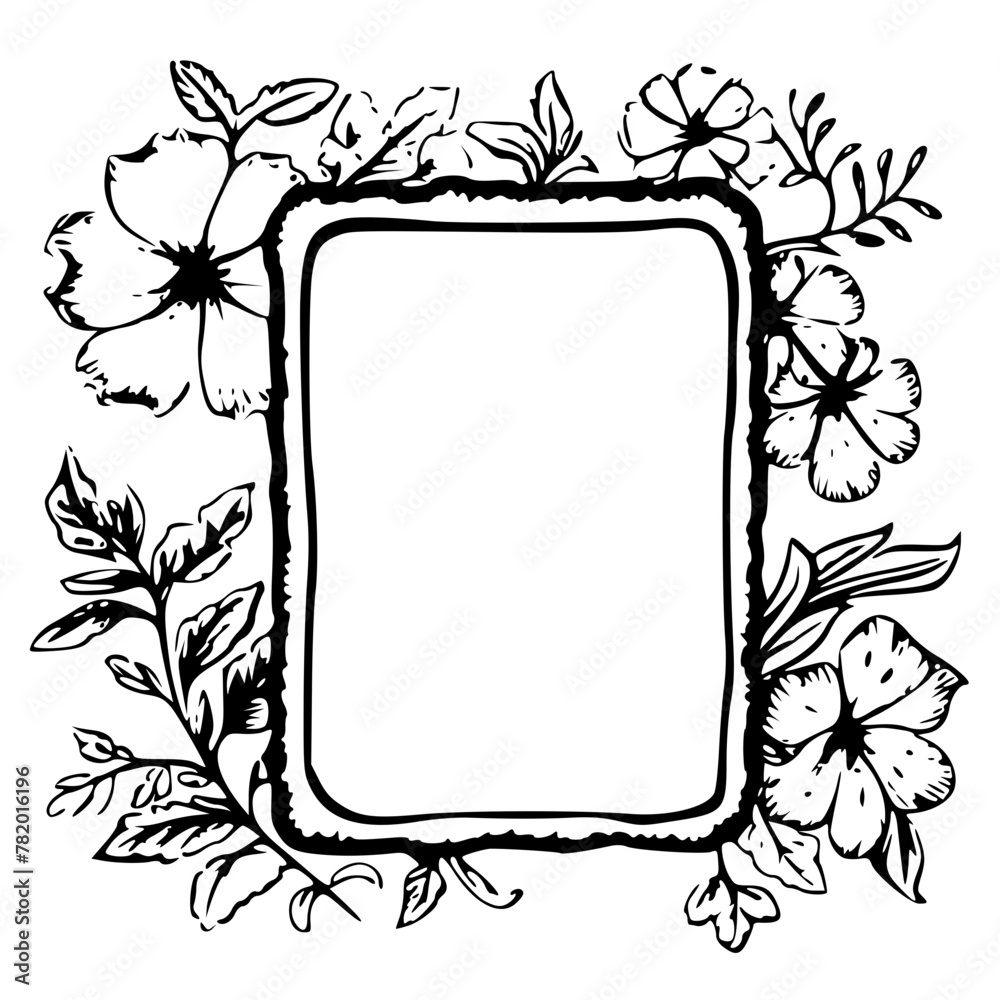 Double Frame SVG, Square Frame Bundle, Double Border, Rectangle, Circle ...