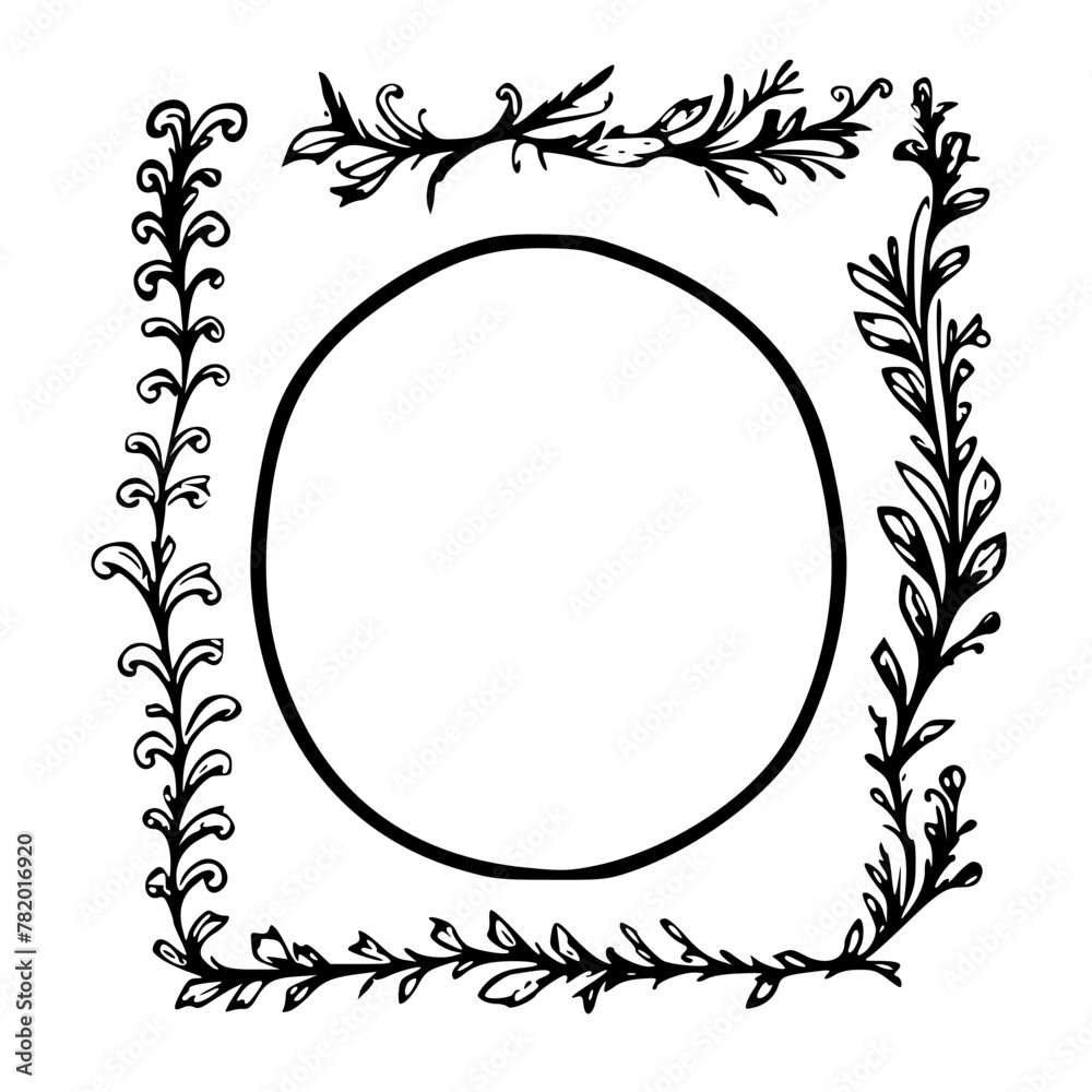 Double Frame SVG, Square Frame Bundle, Double Border, Rectangle, Circle ...