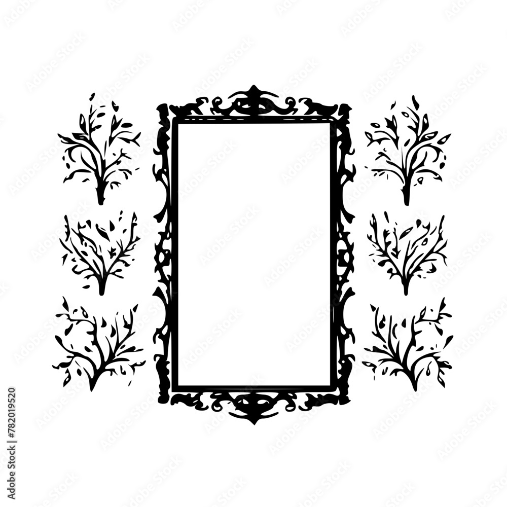 Double Frame SVG, Square Frame Bundle, Double Border, Rectangle, Circle ...