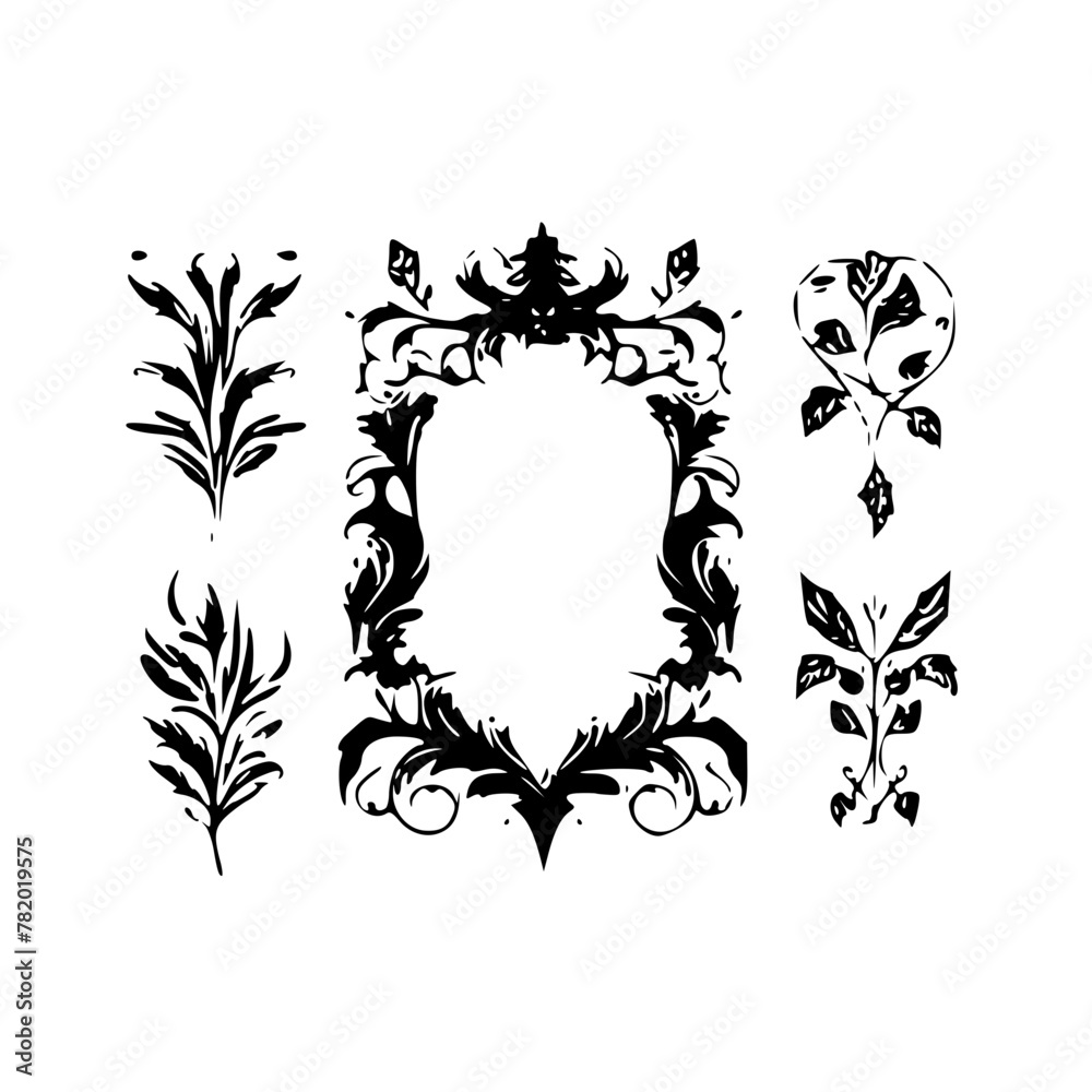 Double Frame SVG, Square Frame Bundle, Double Border, Rectangle, Circle ...