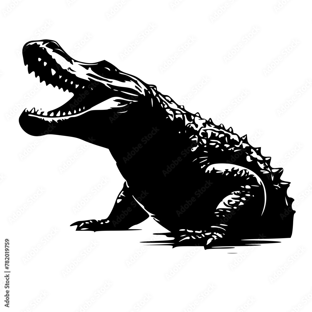 Alligator SVG Bundle, Reptile svg, Alligator dxf, Alligator png ...