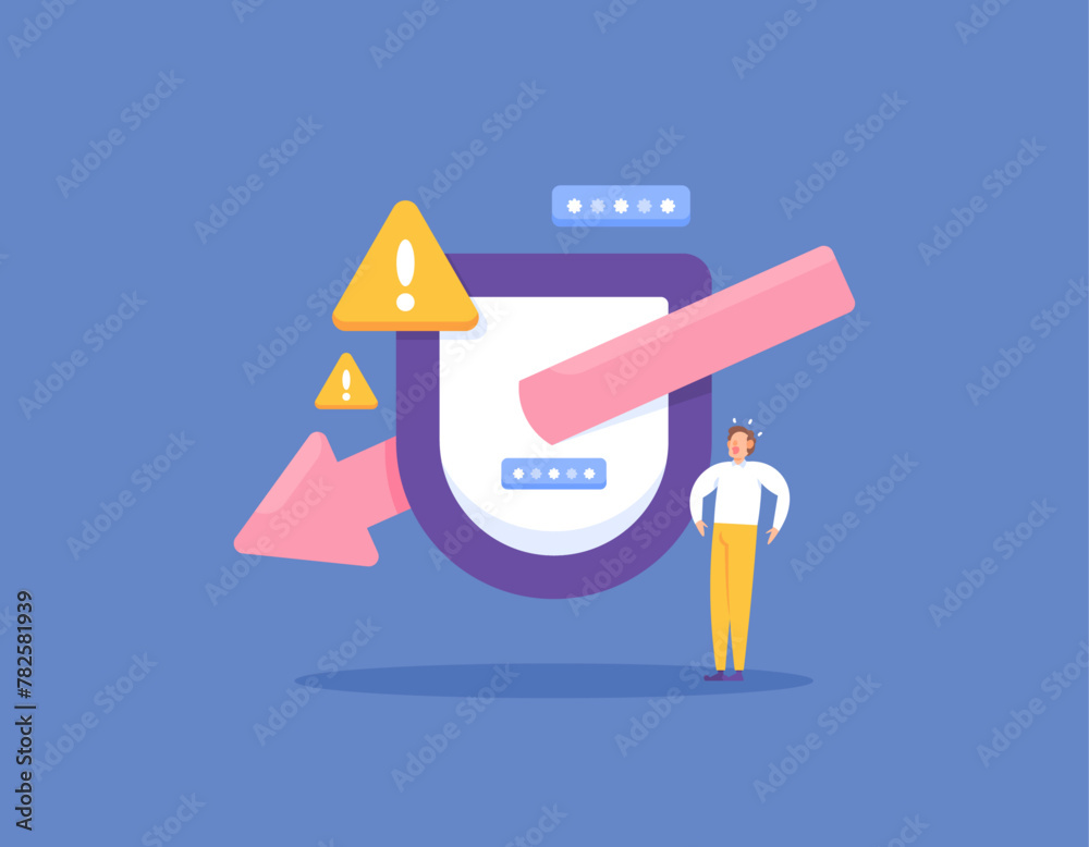 a warning that a defense, security or protection system has been ...