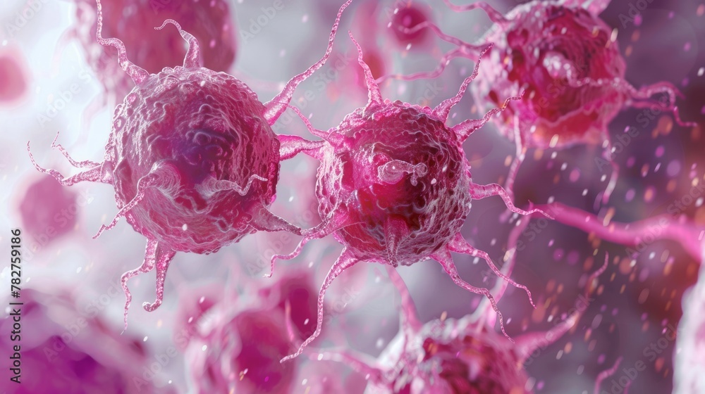 Breast cancer. A disease in which abnormal breast cells grow out of ...