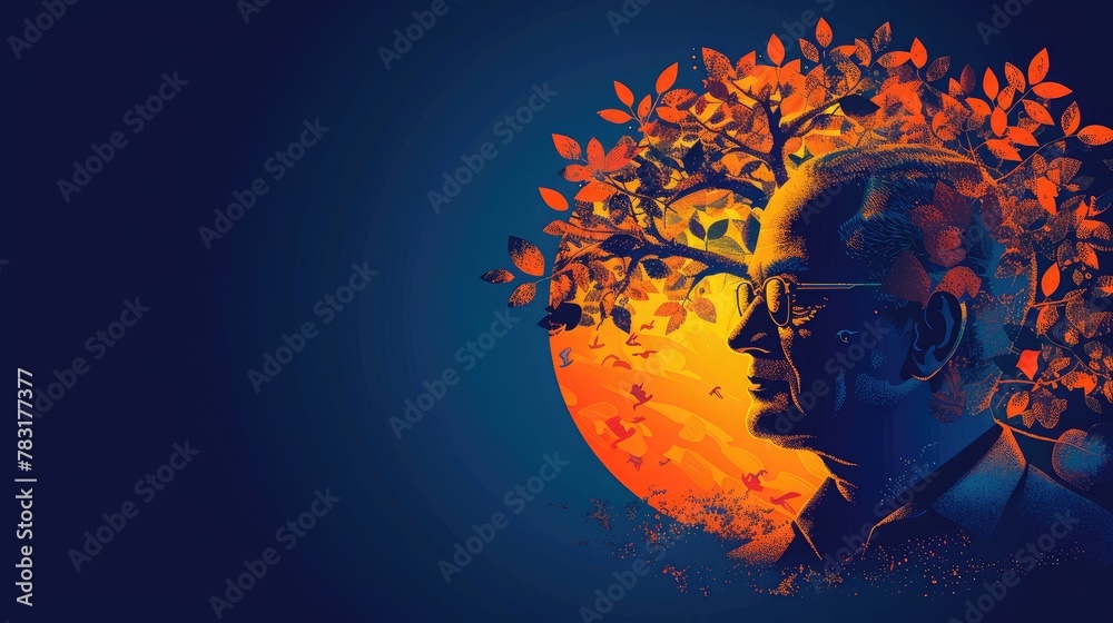 banner background National Ambedkar Jayanti Day theme, and wide copy ...
