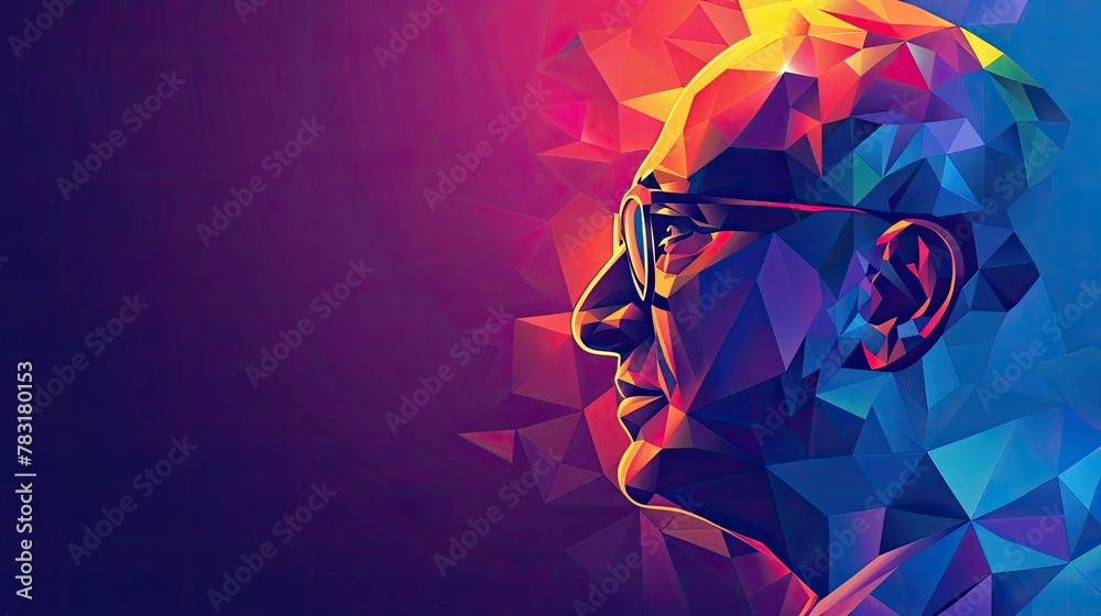 banner background National Ambedkar Jayanti Day theme, and wide copy ...