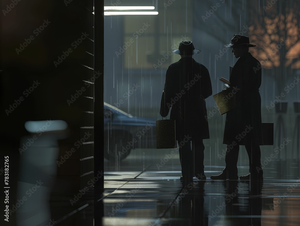 Undercover informant, secret files, caught in a highstakes heist, tense ...